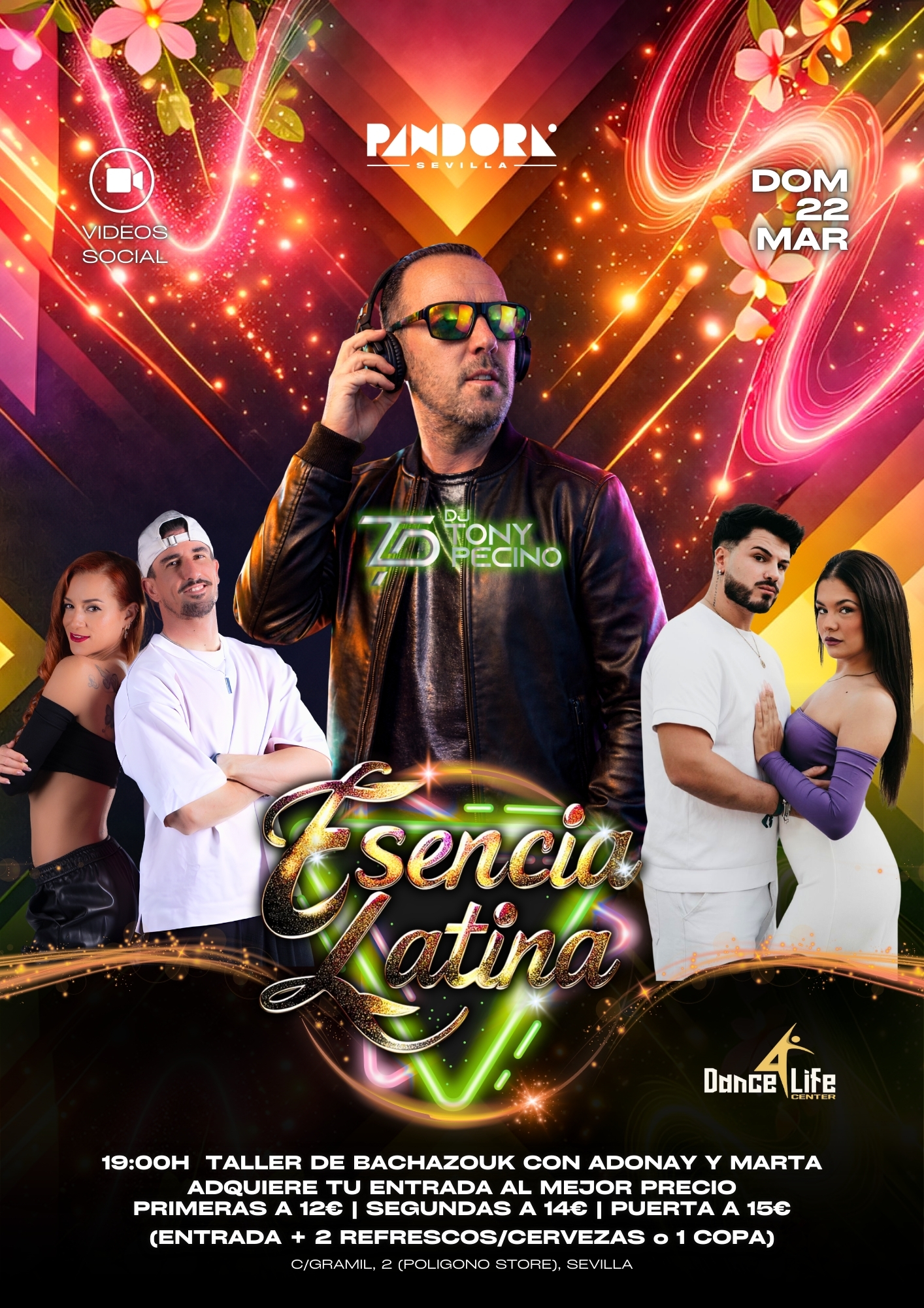 Esencia Latina — Pandora Sevilla